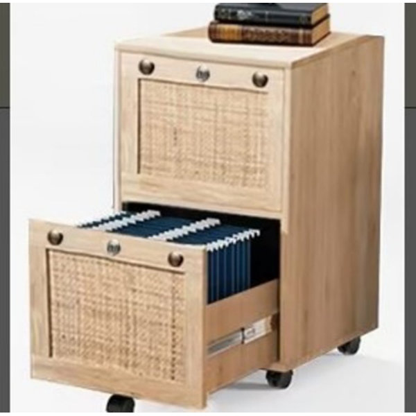 Bamboo filing cabinet store
